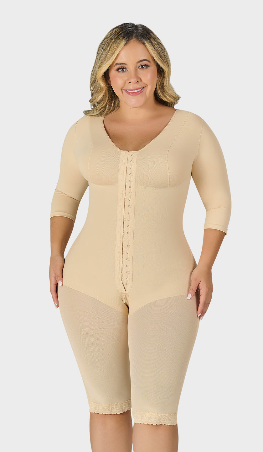 Full-Coverage Knee-Length Faja | Post-Surgery Support | FAJAS MYD USA