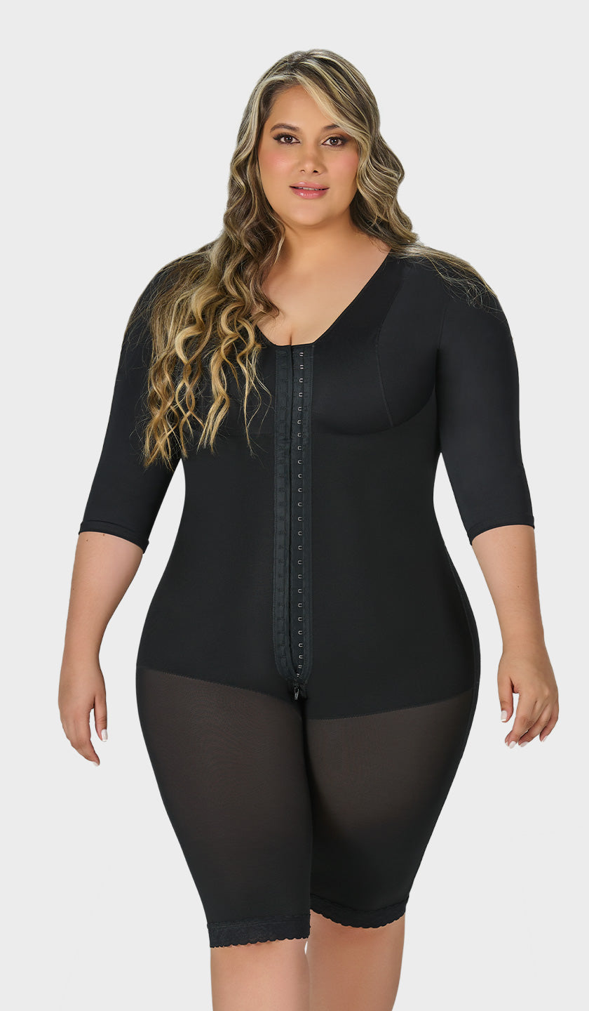 Full-Coverage Knee-Length Faja | Post-Surgery Support | FAJAS MYD USA